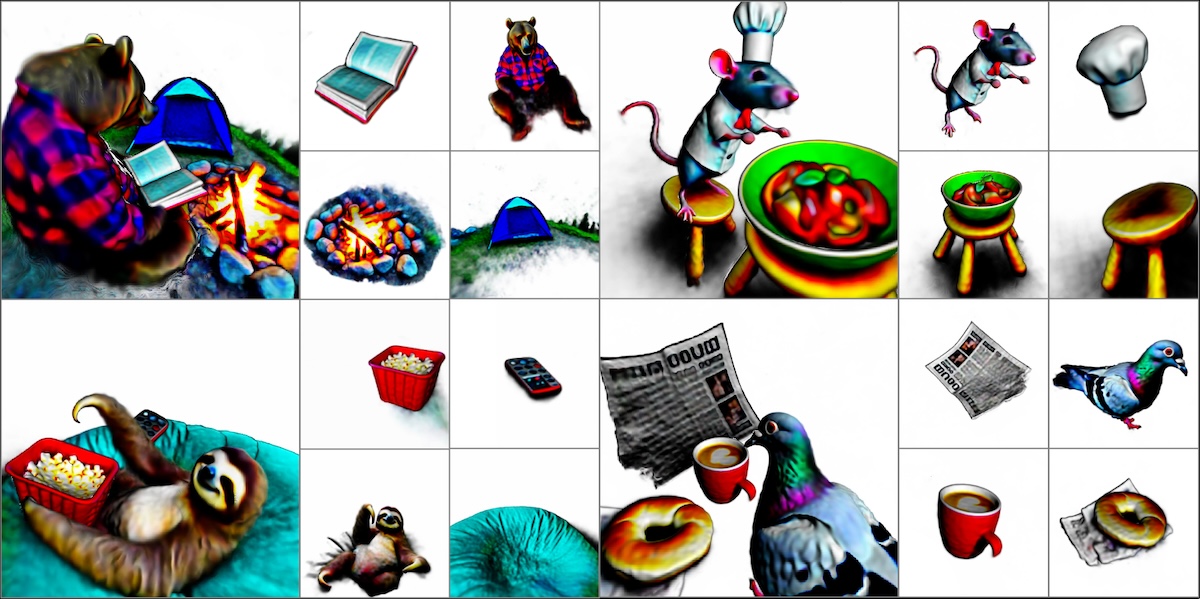 Disentangled 3D Scene Generation with Layout Learning